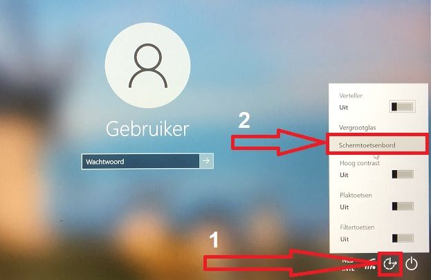 Aanmeldscherm, inlogscherm komt niet, info op Windows 10 Help