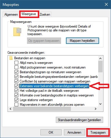 Bestandsformaten, File Viewer, Bestanden openen met ...