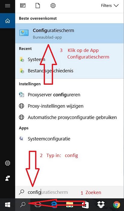 Configuratiescherm, Windows 10 Help