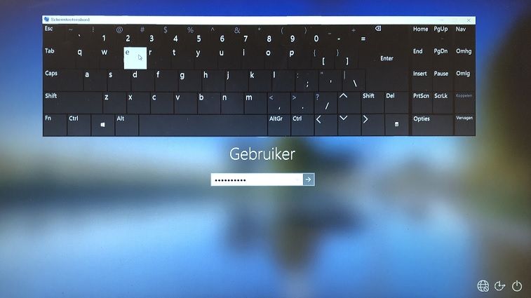 Schermtoetsenbord, onscreen keyboard, Windows 10 Help
