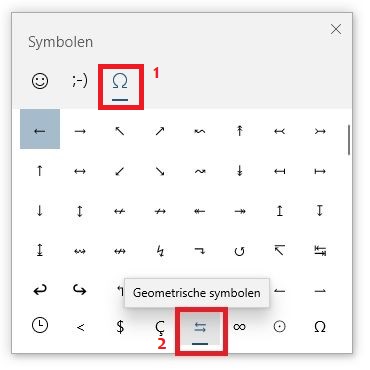 Speciale symbolen invoegen in Windows 10